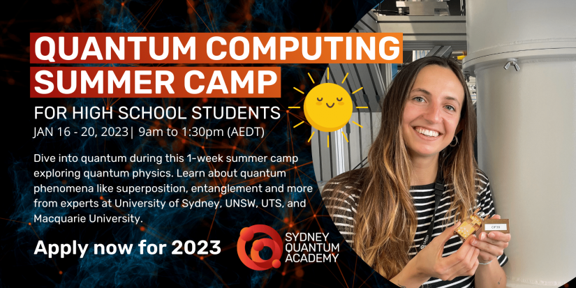 Sydney Quantum Academy Summer Camp Now Open